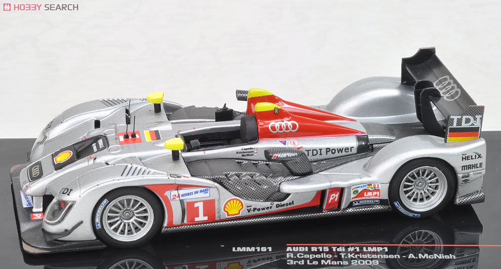 Audi R15 TDI LMP1 3rd place Le Mans 24 hours 2009 (No.1) (Diecast Car ...