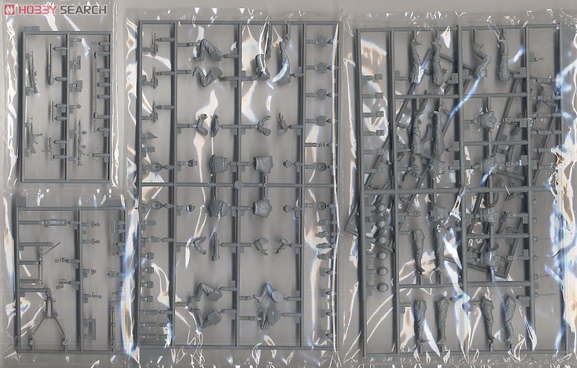 WW.II German Army Low Freight Wagon Biaxial Type (w/Machine gun Team ...