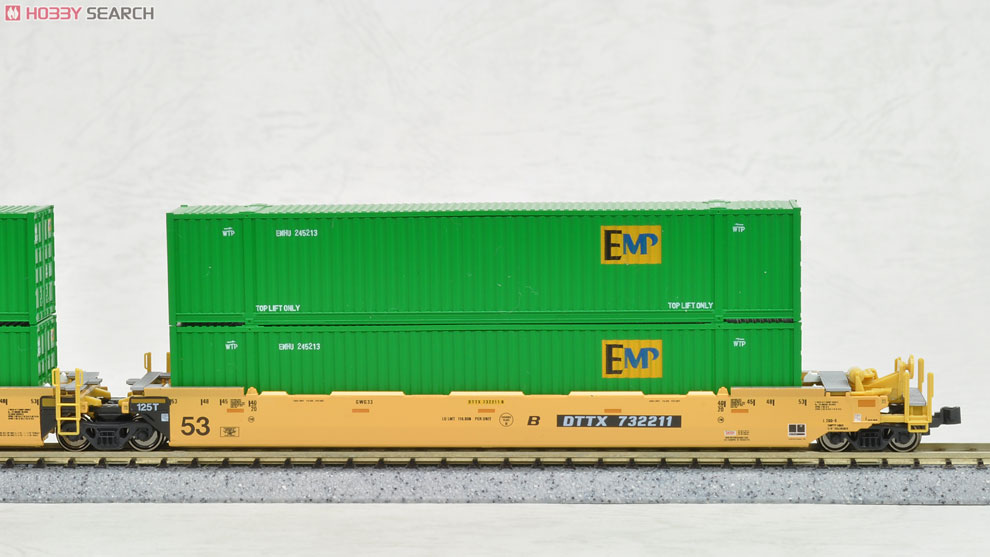Gunderson MAXI-IV Double Stack Car TTX #732211 w/53ft. Container EMP ...