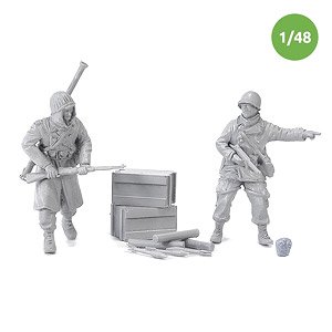 US Ardennes 2 - Bazooka Team (Set of 2) (Plastic model) - HobbySearch ...