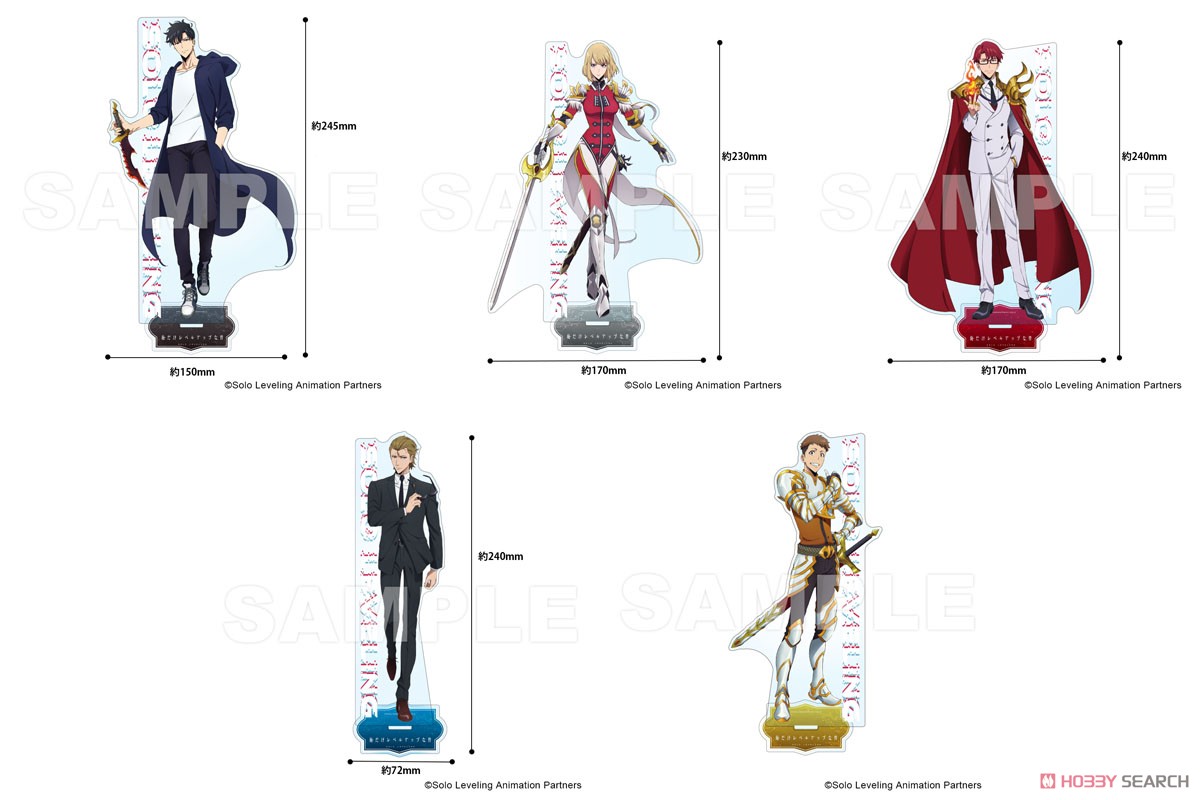 Solo Leveling Extra Large Acrylic Stand Shun Mizushino (Anime Toy ...