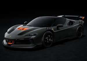 Ferrari SF90 XX Stradale Grey Competition (with Case) (Diecast Car ...