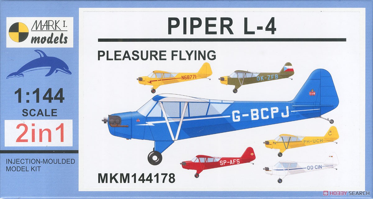 Piper L-4 `Pleasure Flying` (Set of 2) (Plastic model) - HobbySearch ...
