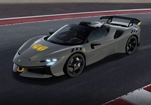 Ferrari SF90 XX Spider Grey Competition (with Case) (Diecast Car ...