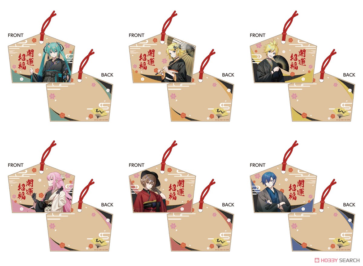 初音ミク New Year SHOP 2024 絵馬風ストラップ MEIKO (キャラクターグッズ) その他の画像1