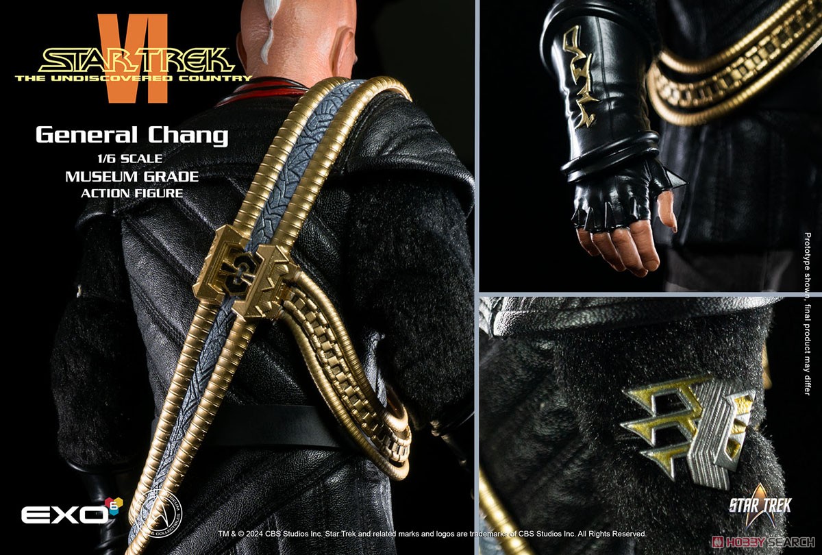Hyper Realistic Action Figure Star Trek VI Undiscovered GENERAL CHANG ...