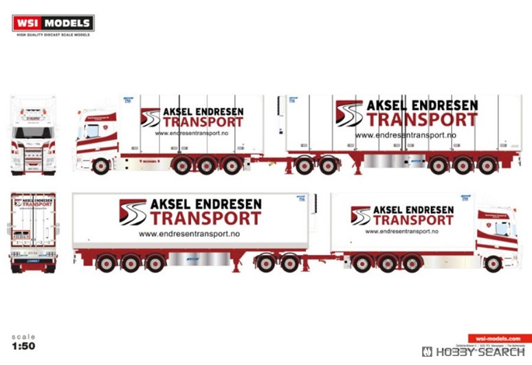 Aksel Endresen SCANIA R HIGHLINE CR20H RIGED BOX TRUCK 8X4 REEFER ...