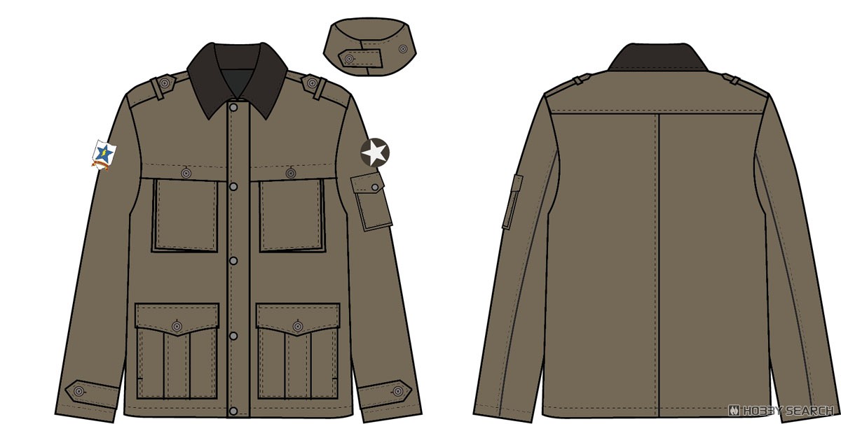 Girls und Panzer das Finale Military Jacket TYPE: Saunders University ...
