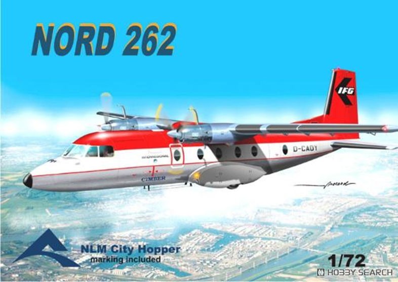 Nord 262 Cimber Air/NLM (Plastic model) - HobbySearch Military Model Store