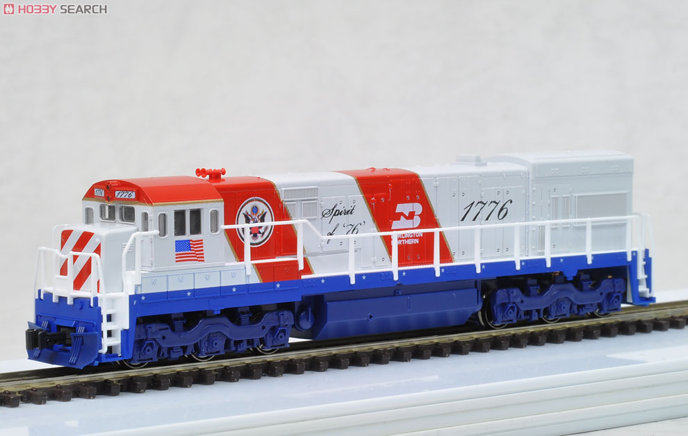GE U30C BN (Burlington Northen) `Bicentennial` #1776 (Model Train) - HobbySearch Model Train N Store