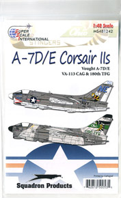 Decal for A-7D/E Corsair II VA-113 & 180th TFG (Plastic Model ...