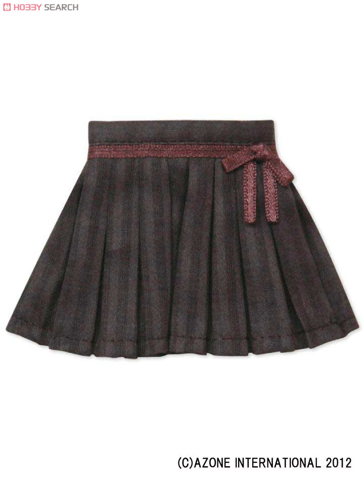 PNM サアラズ ア・ラ・モード リボンプリーツスカート (ブラウン) (ドール) 商品画像1