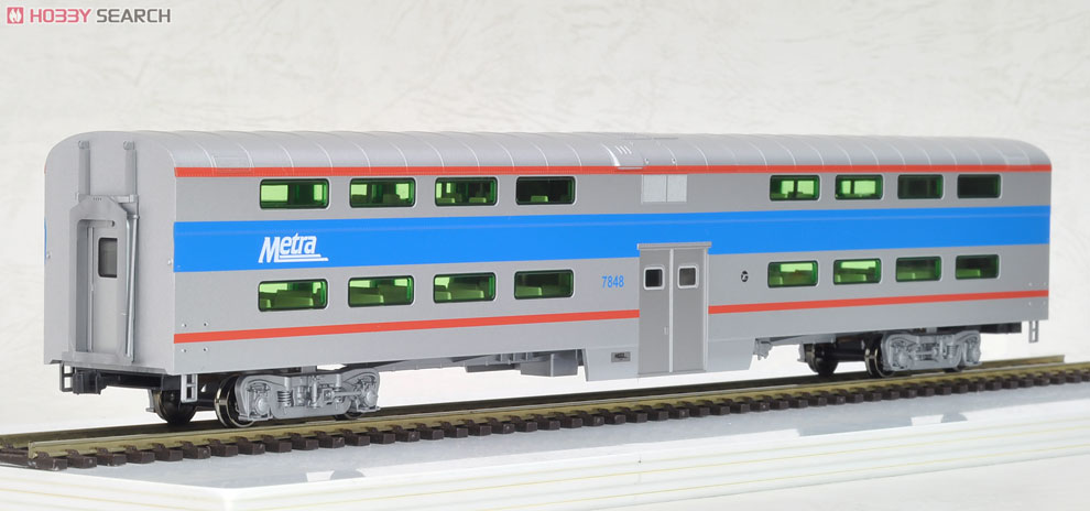 (HO) Bi-Level Passenger Car 4-Window Coach Chicago Metra (#7848) (Model ...