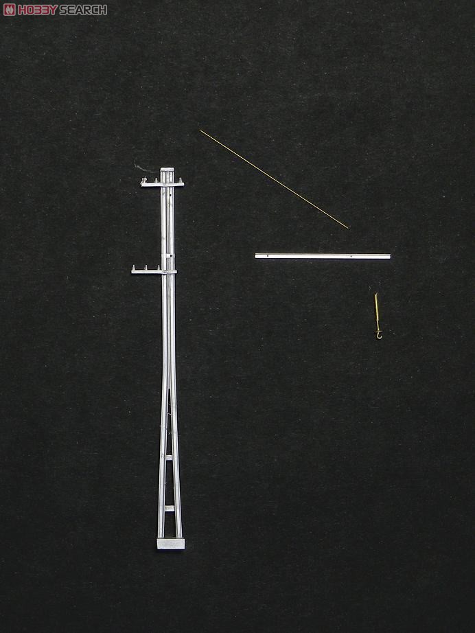1/80(HO) Catenary Pole Kit (Single Hand/Rail Style) (2pcs.) (Model ...