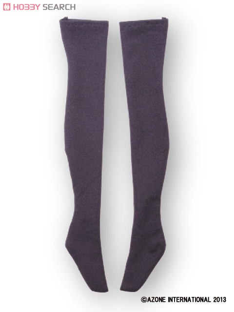 50cm Overknee Socks II (Gray) (Fashion Doll) Item picture1