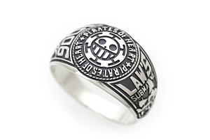 One Piece Pirates of Heart Silver Ring Size : 12 (Anime Toy ...