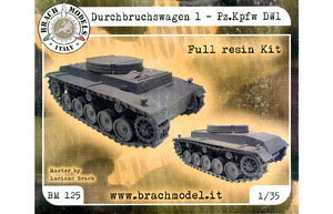 WWII German D.W.1 Prototype Heavy Tank Full Resin Kit (Plastic model ...