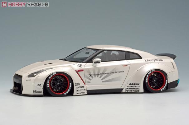 LB WORKS R35 GT-R Duck Tail ver. Mat Pearl White (Minicar ...