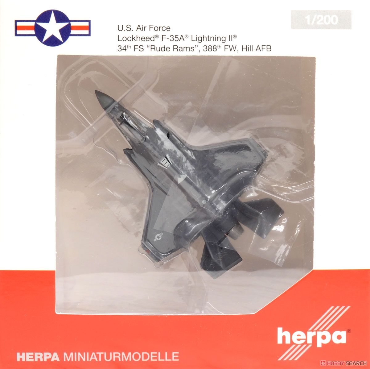 F-35A US Air Force 34th FS 388th FW `Rude Rams` (Pre-built Aircraft ...