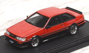 Toyota Corolla Levin (AE86) 2Door GT Apex Red/Black (Diecast Car ...