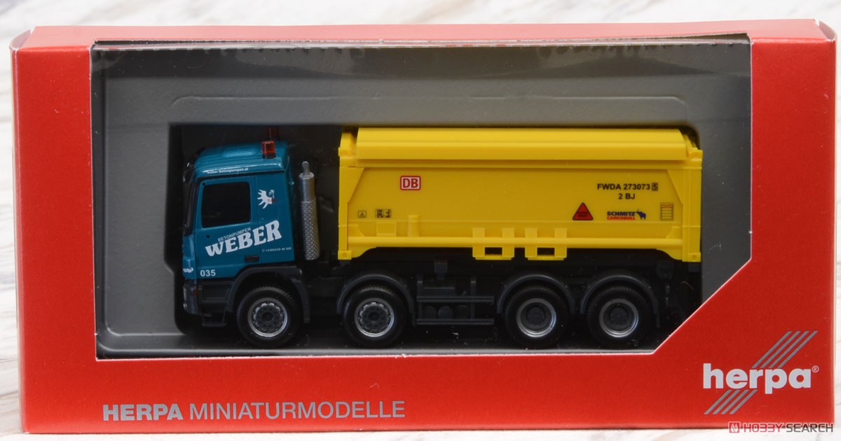 (HO) Mercedes-Benz Actros M Schmitz Deposit Tipper `Weber / Stuttgart ...