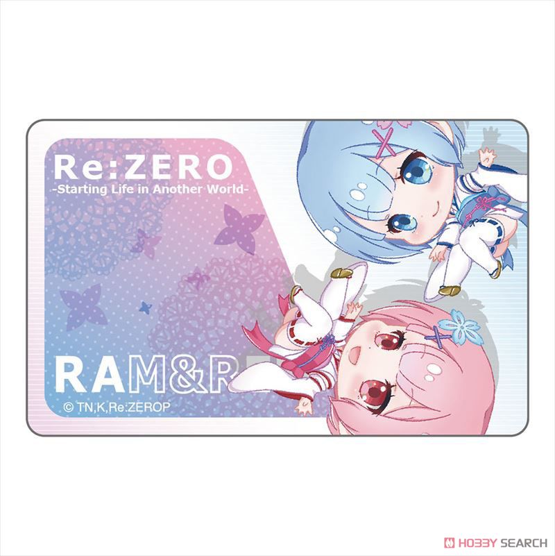 Re:Zero -Starting Life in Another World- IC Card Sticker Ram & Rem ...