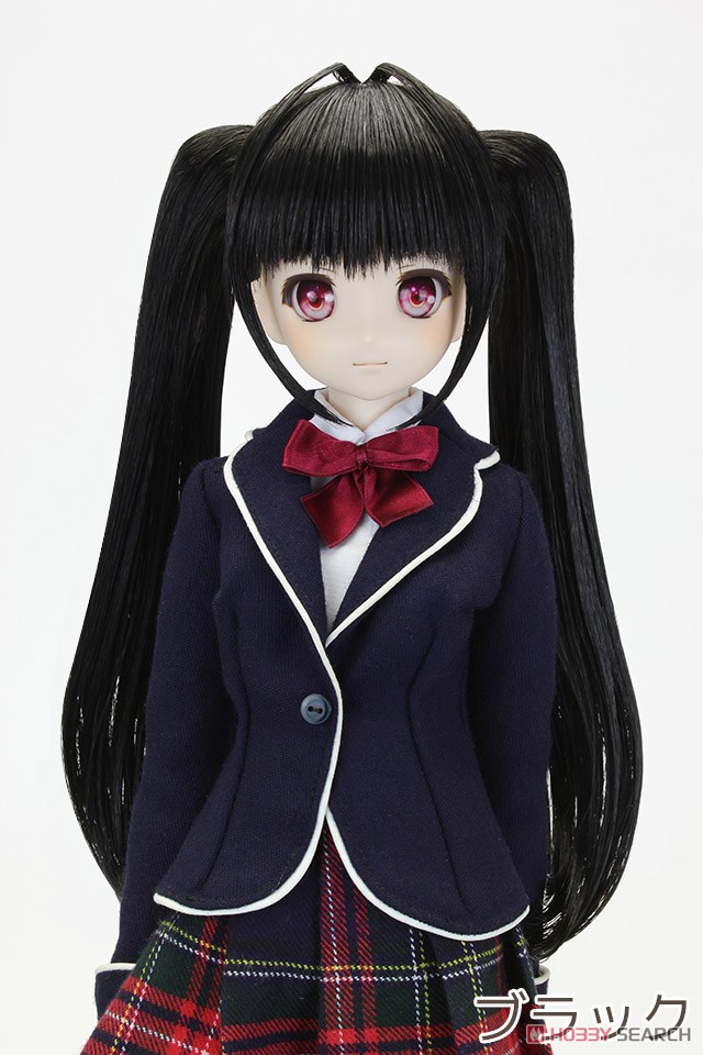 Obitsu Wig Twin Tails Hair (Black) (Fashion Doll) Other picture1