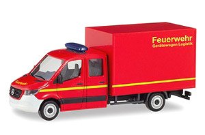 (HO) Mercedes-Benz Sprinter `18 new Double Cabin with Box `Fire ...