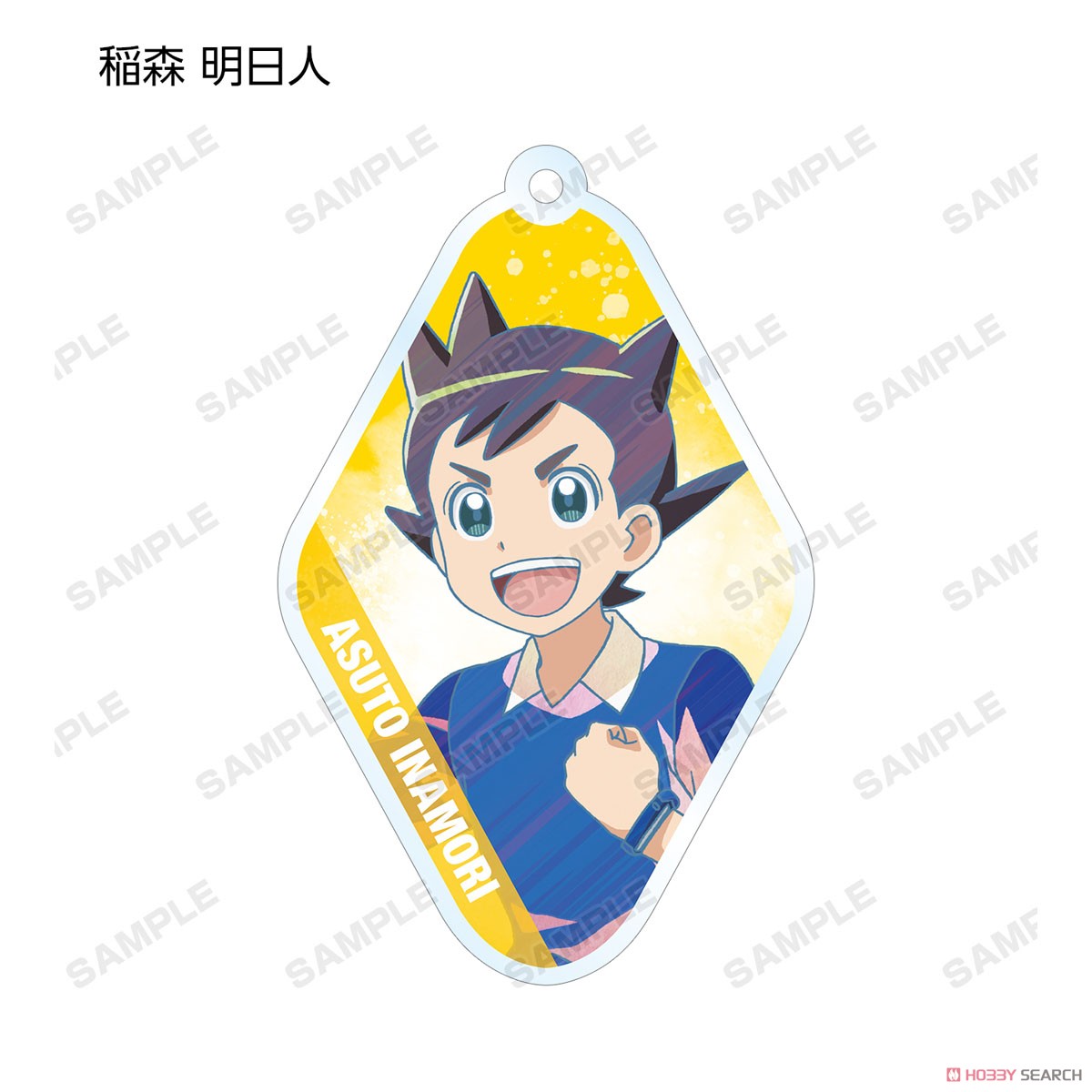 Inazuma Eleven Trading Ani-Art Clear Label Acrylic Key Ring (Set of 13 ...