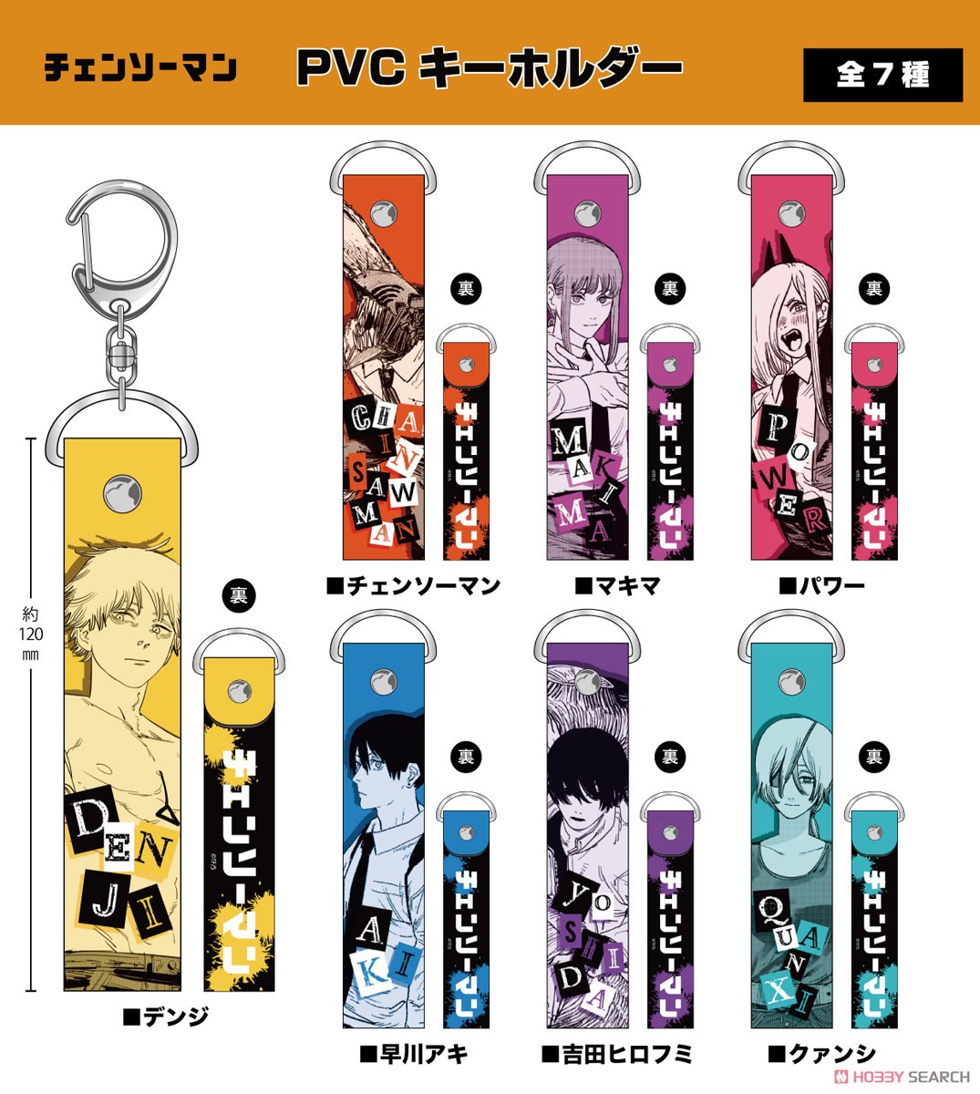Chainsaw Man PVC Key Ring Denji (Anime Toy) Other picture1