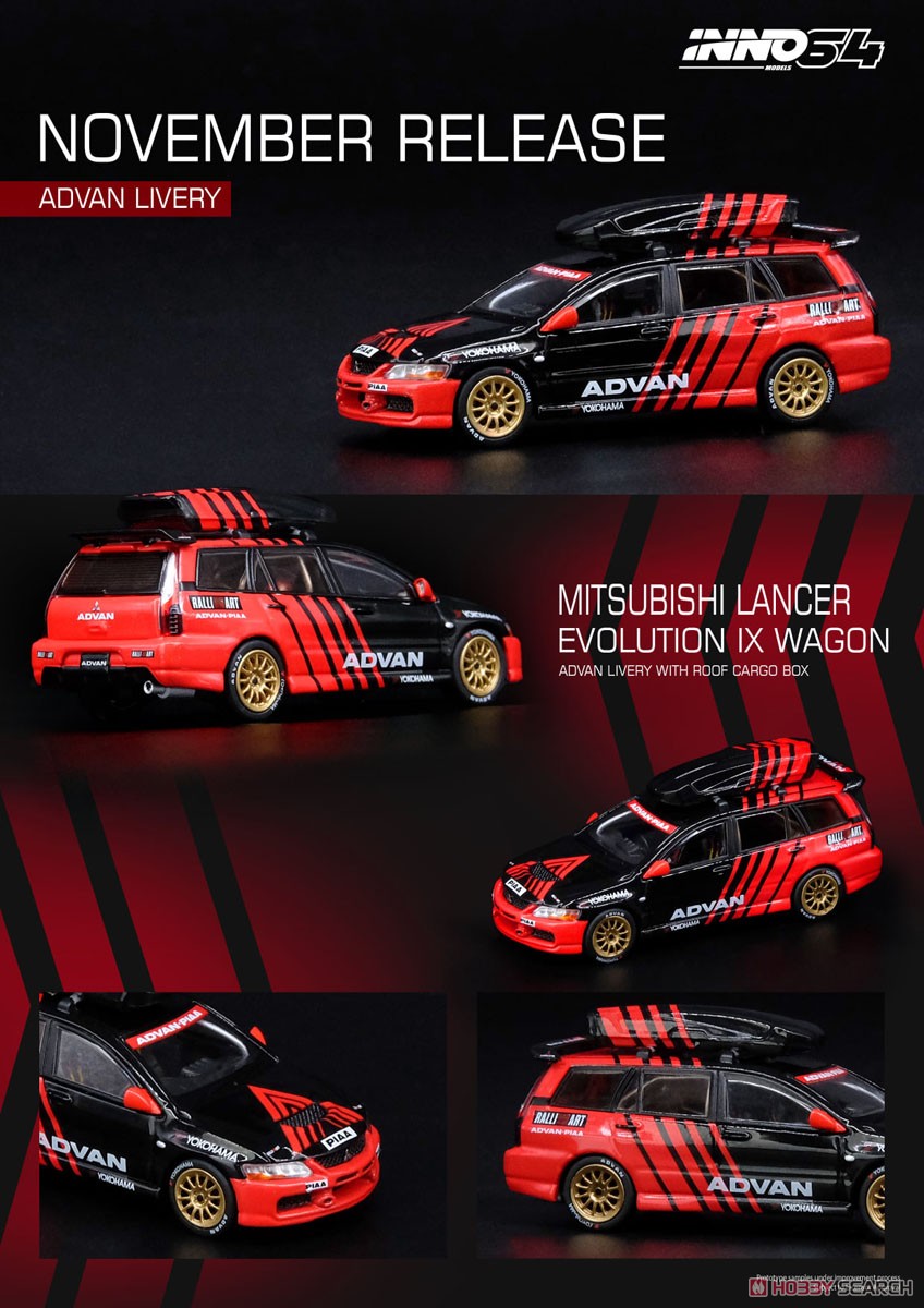 Mitsubishi Lancer Evolution IX Wagon `Advan` Livery with RaceCar ...