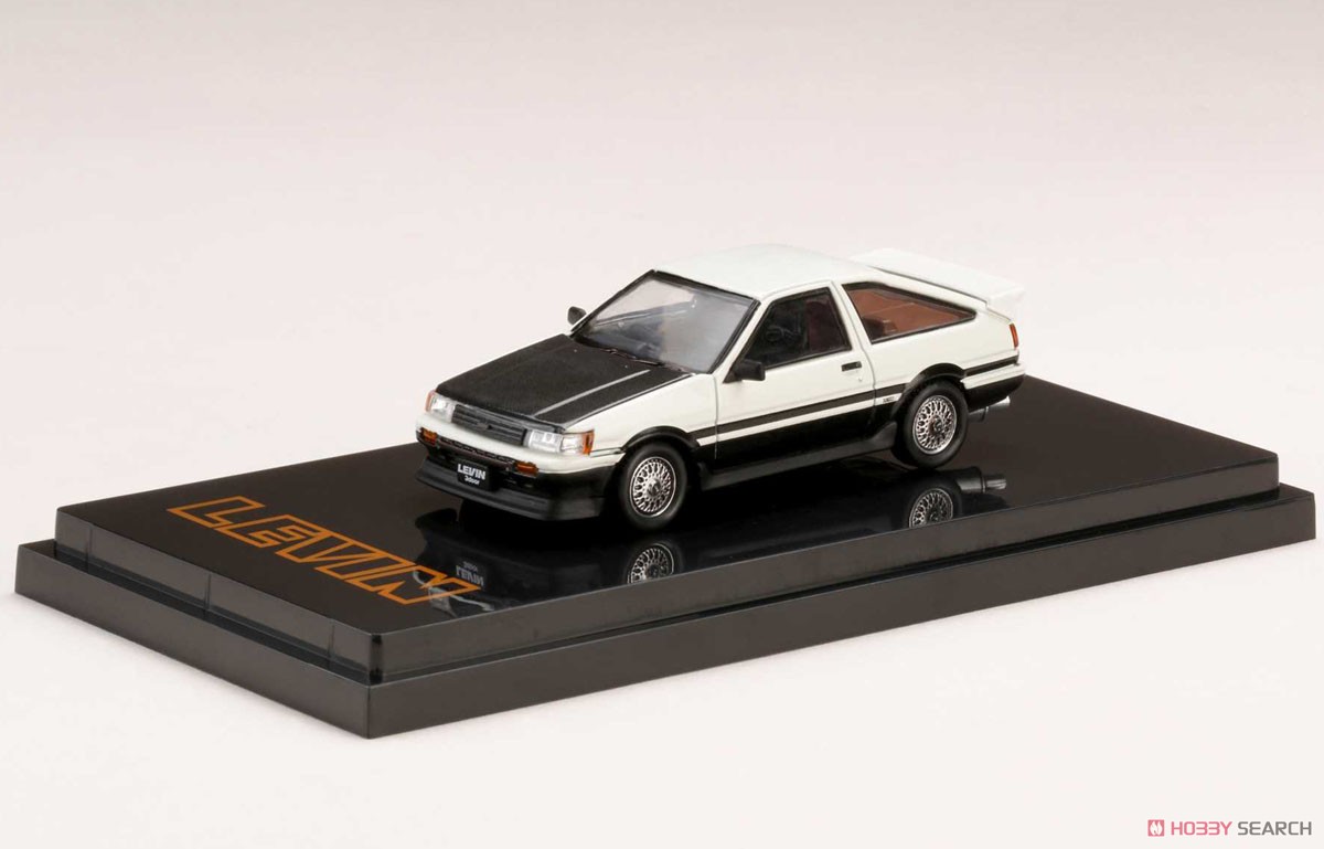 Toyota Corolla Levin AE86 3 Door Custom Version / Carbon Bonnet White ...
