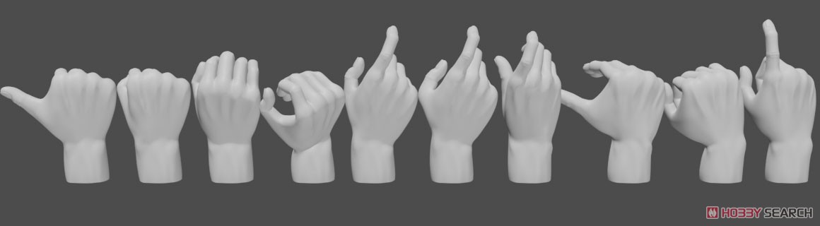 Hands (10 Pairs) Vol.3 S (Plastic model) - HobbySearch Military Model Store