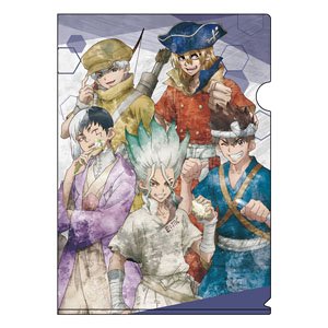 Dr. Stone Grunge Art A4 Clear File Assembly A (Anime Toy) - HobbySearch ...