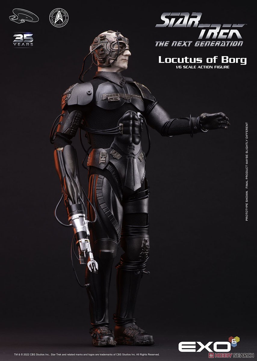 Hyper Realistic Action Figure Star Trek: The Next Generation Locutus of ...