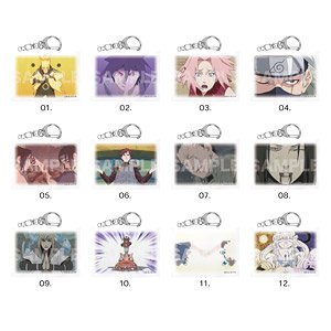 [Naruto: Shippuden] Miniature Canvas Key Ring 01 Vol.1 (Set of 12 ...