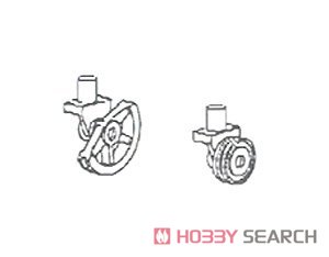 1/80(HO) JNR Oldtimer Electric Car Hand Brake & Pulley Set Vol.1 (4 ...