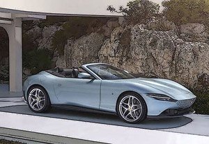 Ferrari Roma Spider Metallic Celeste Trevi (Diecast Car) - HobbySearch ...